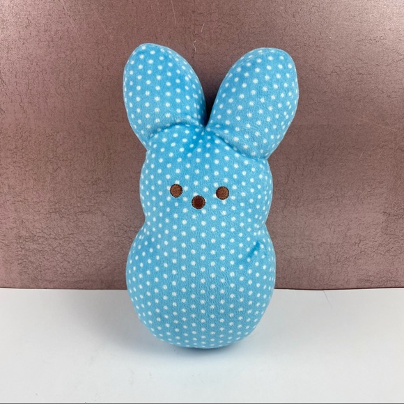 Peeps | Toys | Peeps Brand Blue White Polka Dot Stuffed Animal Plush ...